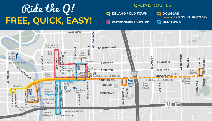 Directions & Parking | Guest Services | INTRUST Bank Arena